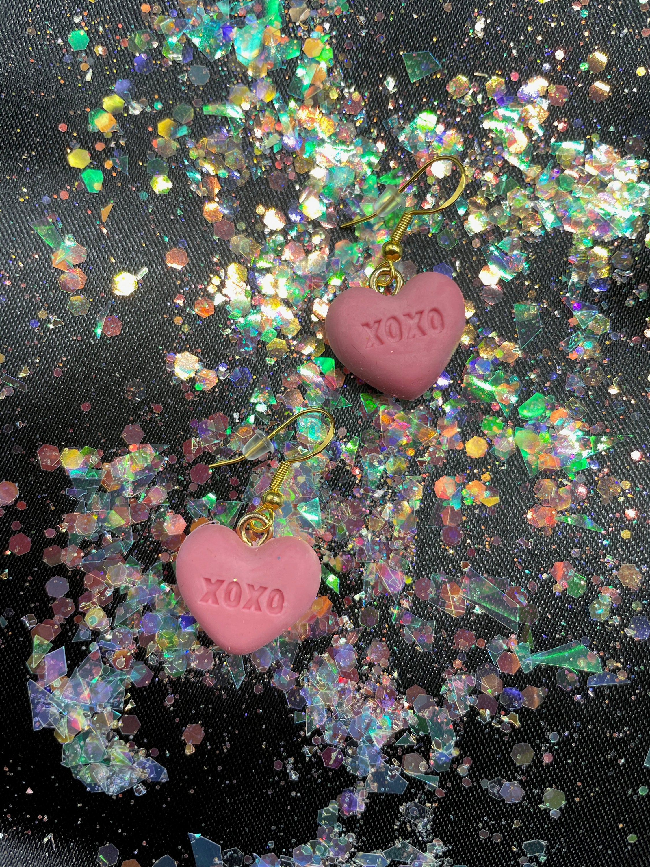 Rad Love OMG XOXO Sweetheart Earrings | Etsy