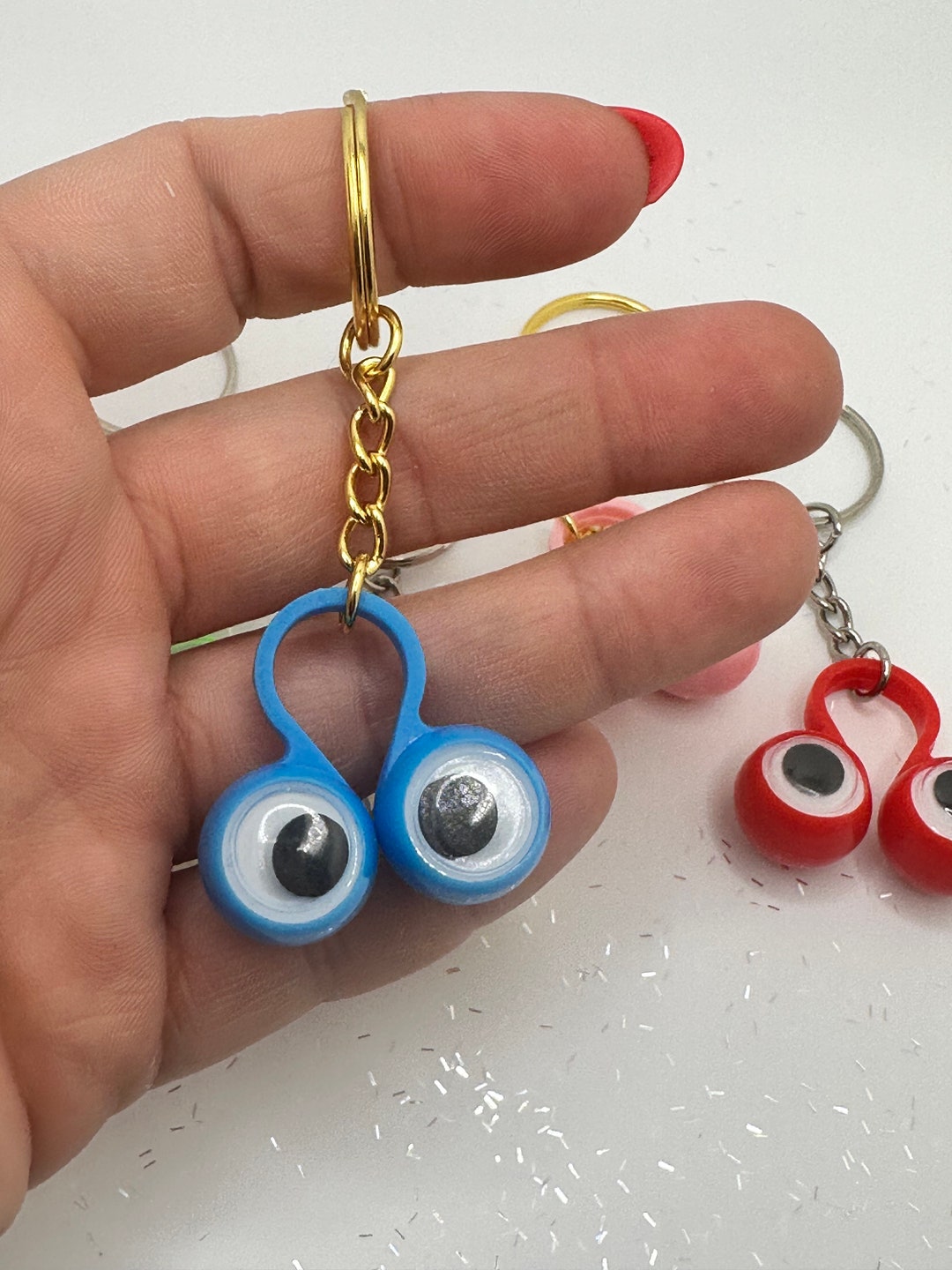 Googly Eye Toy Keychains! Fun! - Etsy
