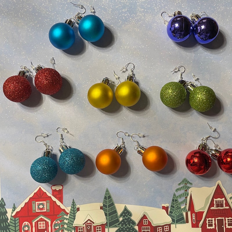Ornament Earrings - Etsy
