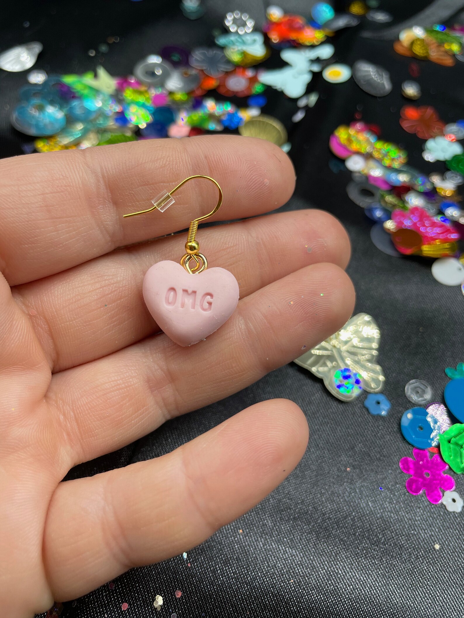 Rad Love OMG XOXO Sweetheart Earrings - Etsy