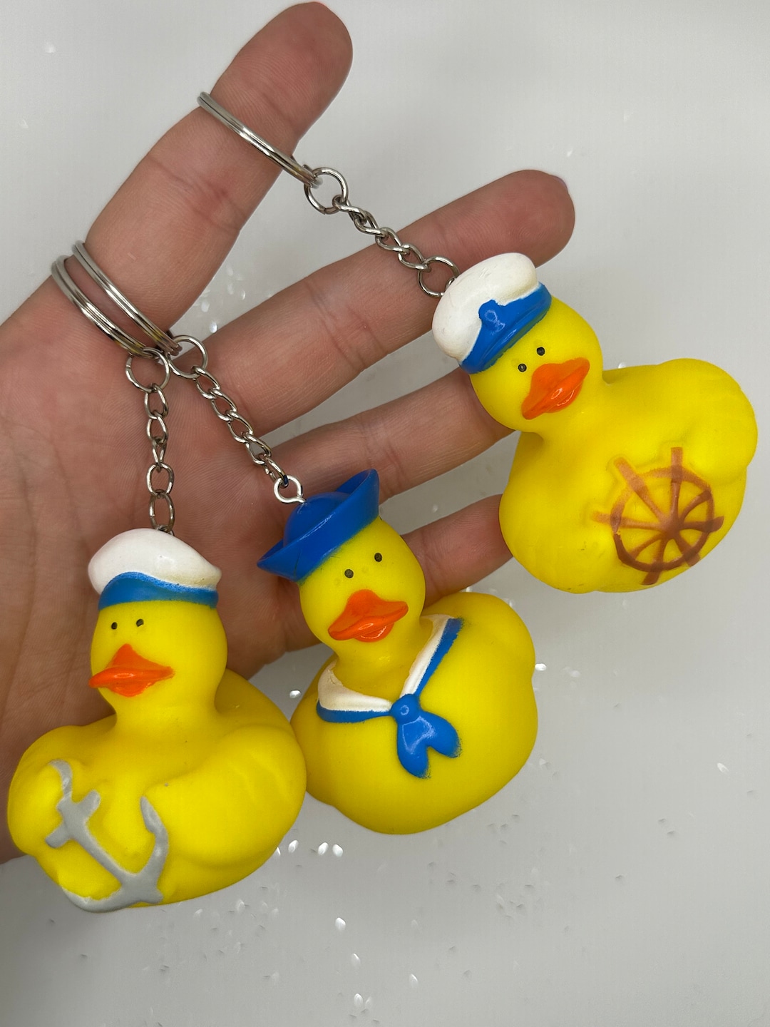 Nautical Rubber Duck Keychains! - Etsy