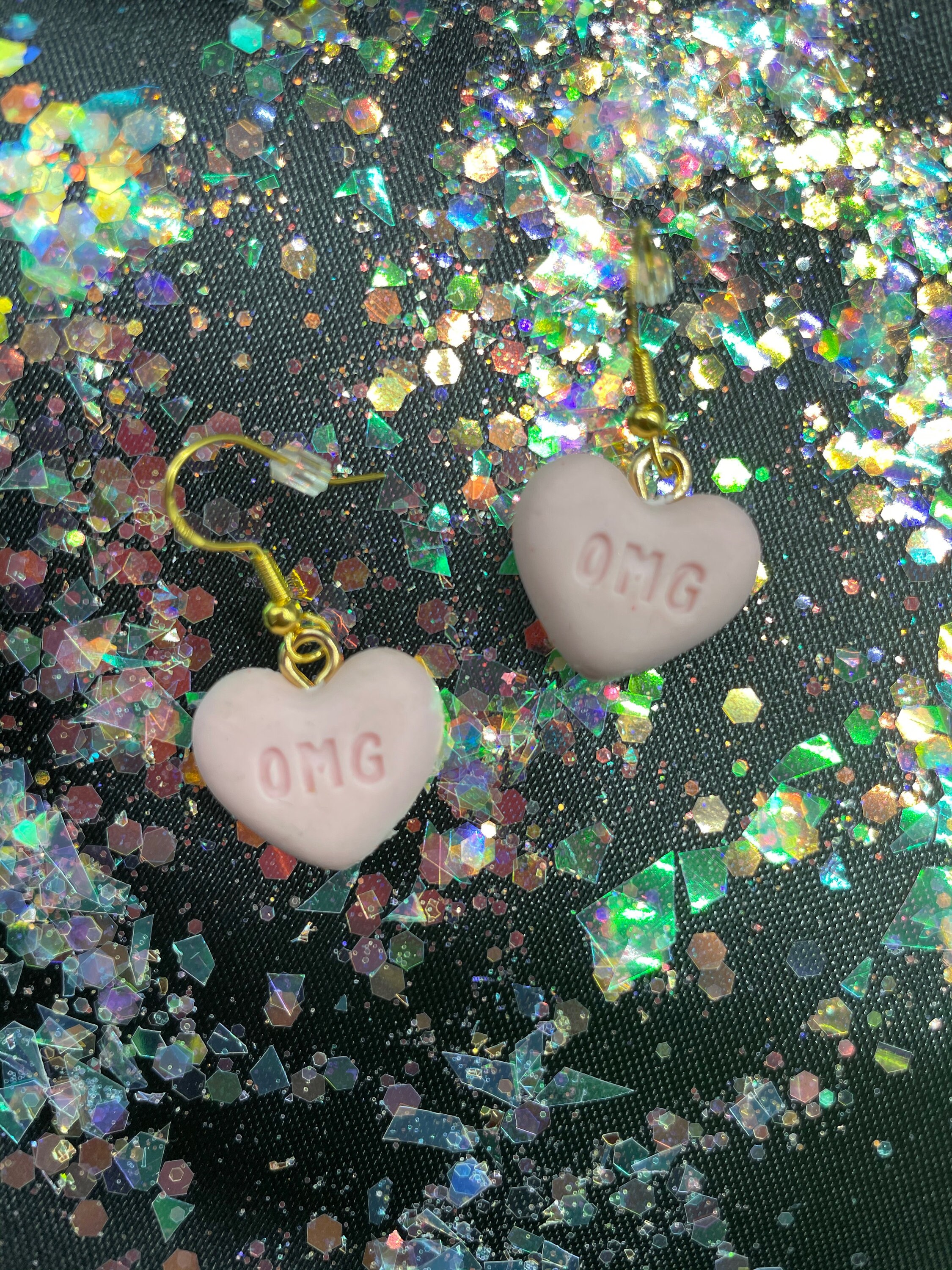 Rad Love OMG XOXO Sweetheart Earrings | Etsy