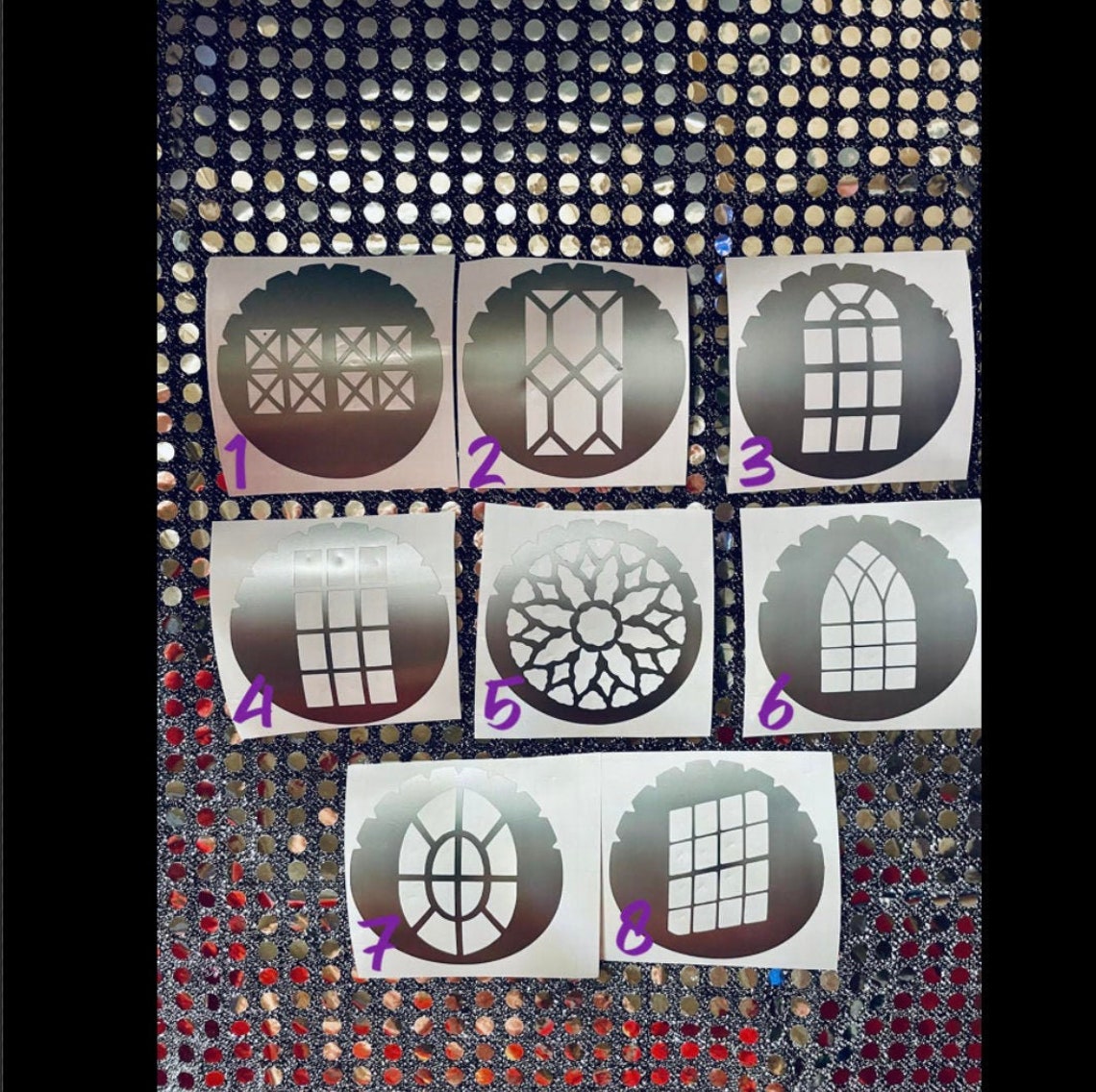 Window Themed Gobo Stickers | Etsy