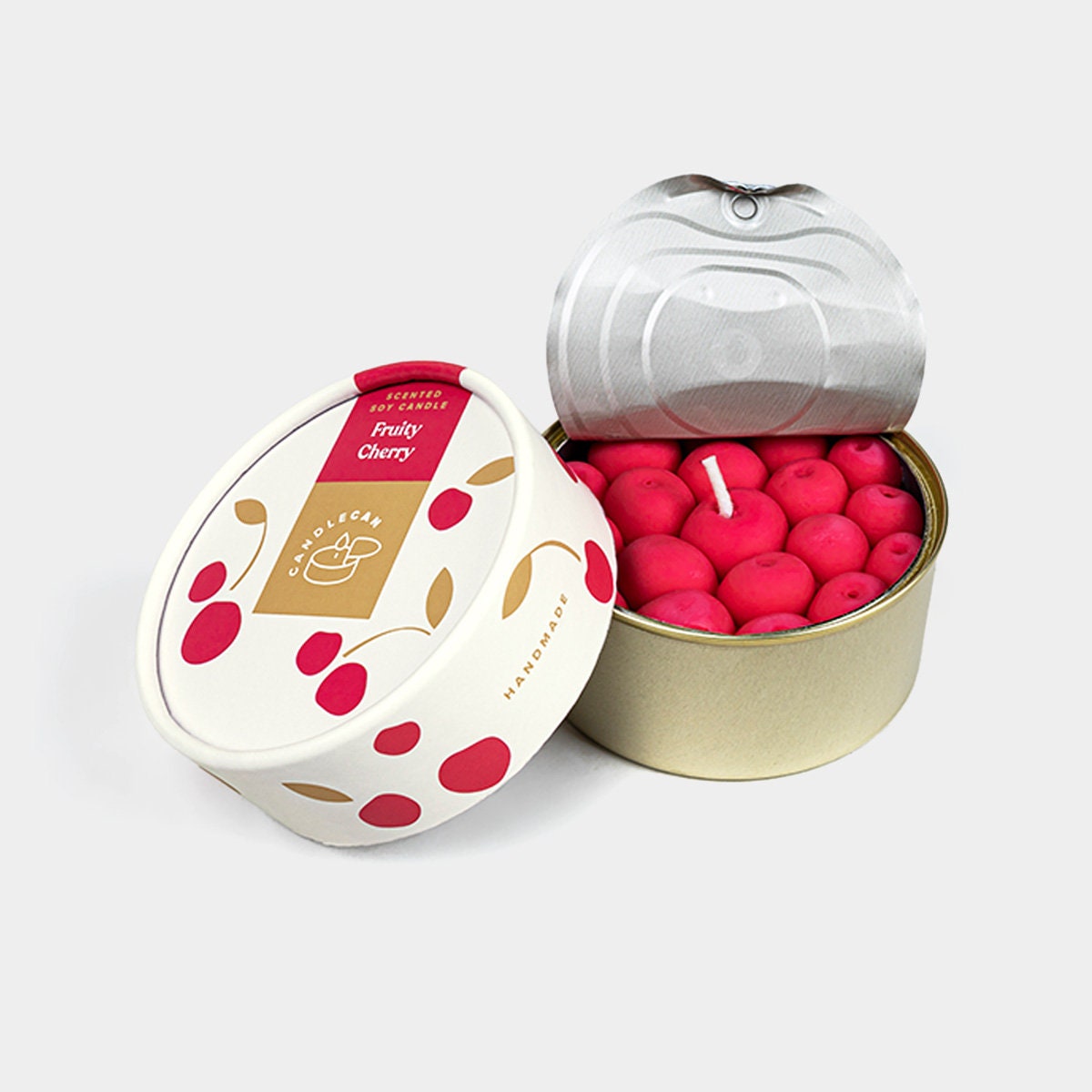 Candlecan Candles - Fruity Cherry | Scented Tin Candles | Fruity Aroma ...