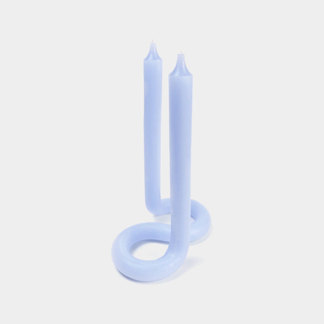 Twist Candles by Lex Pott - Light Lavender | Unique Decorative ...