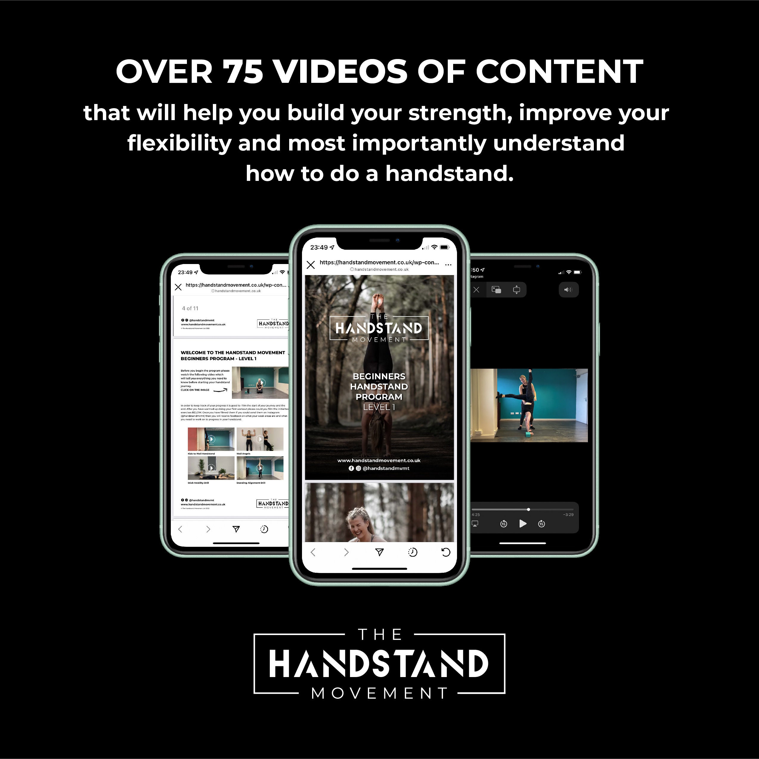 Beginners Handstand Program Level 1 - Etsy