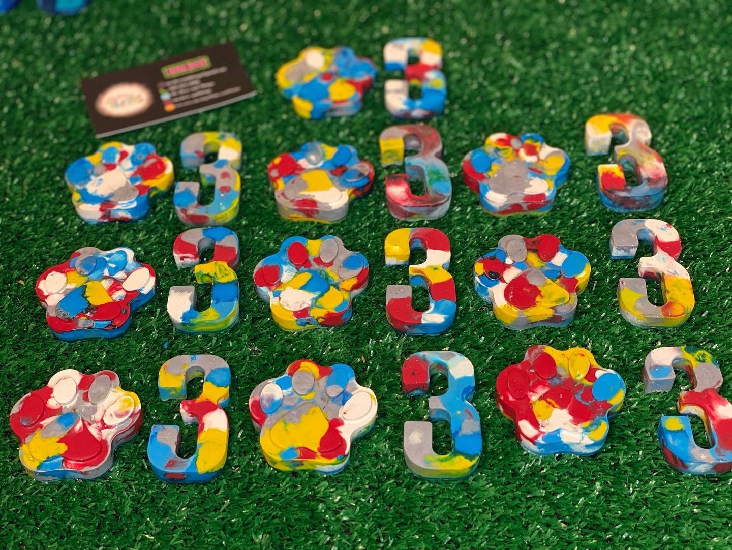 Crayon Numbers- Party Favors - Etsy