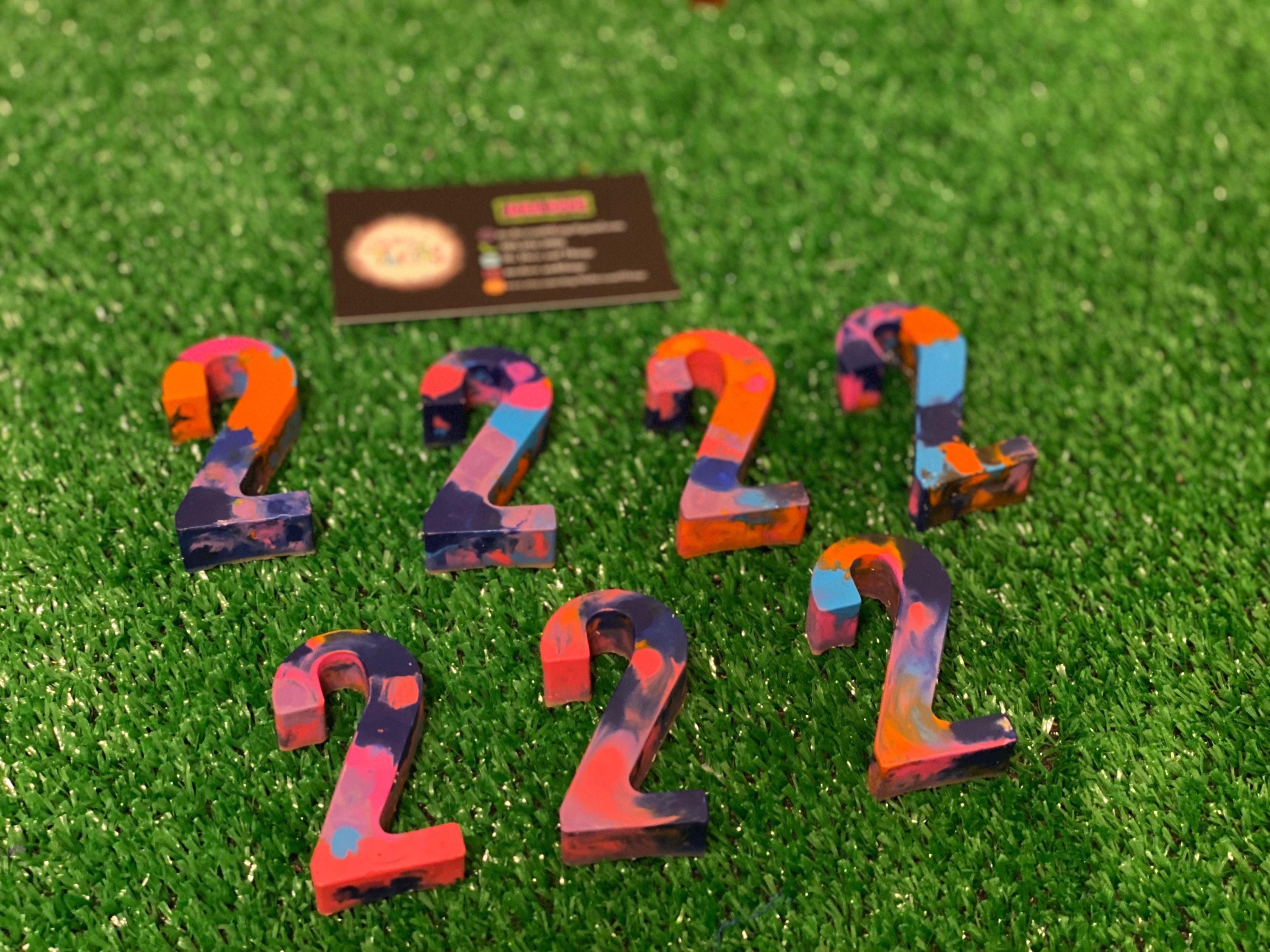 Crayon Numbers- Party Favors - Etsy