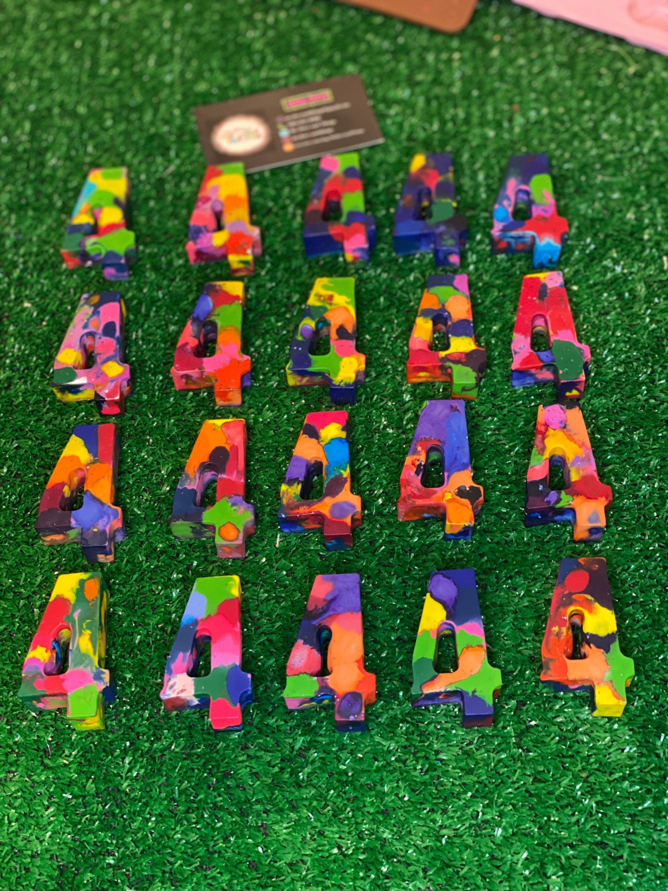 Crayon Numbers- Party Favors - Etsy