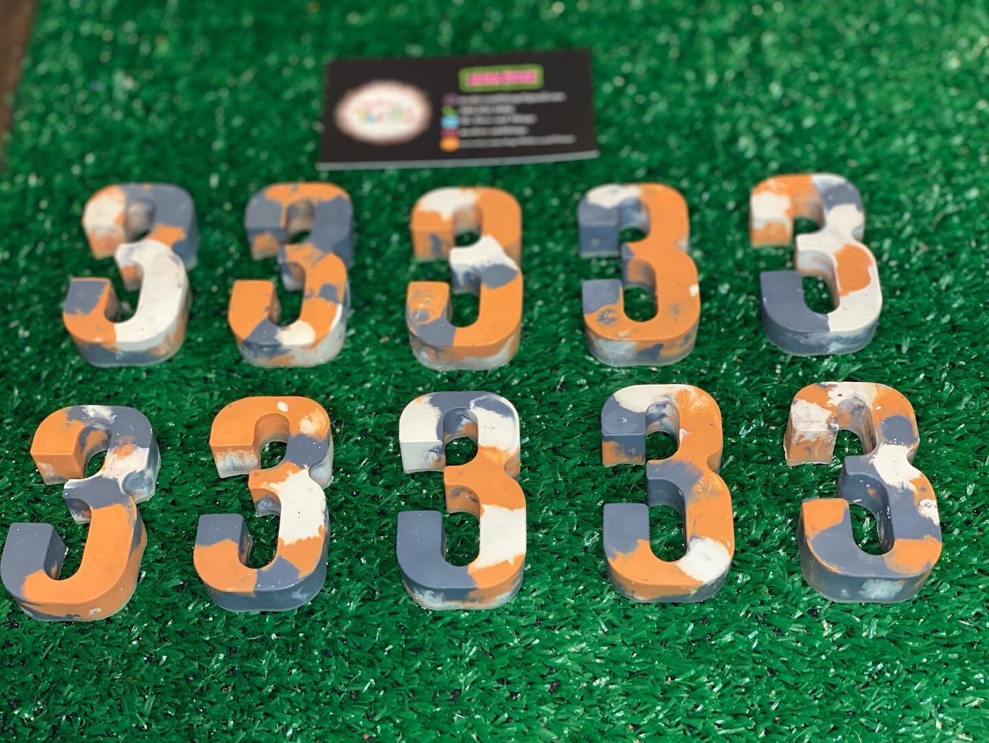 Crayon Numbers- Party Favors - Etsy