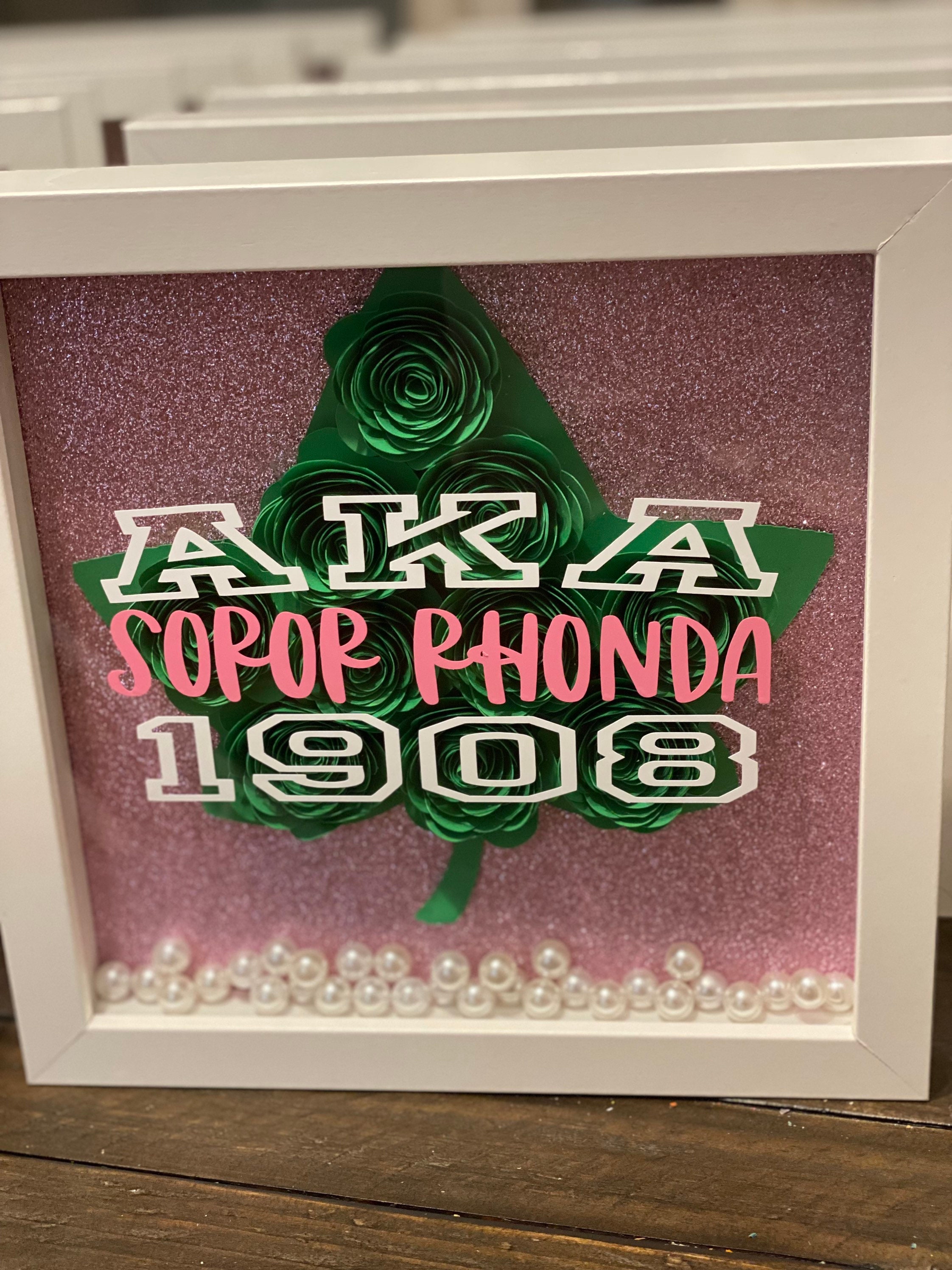 8x8 Sorority Shadow Boxes - Etsy