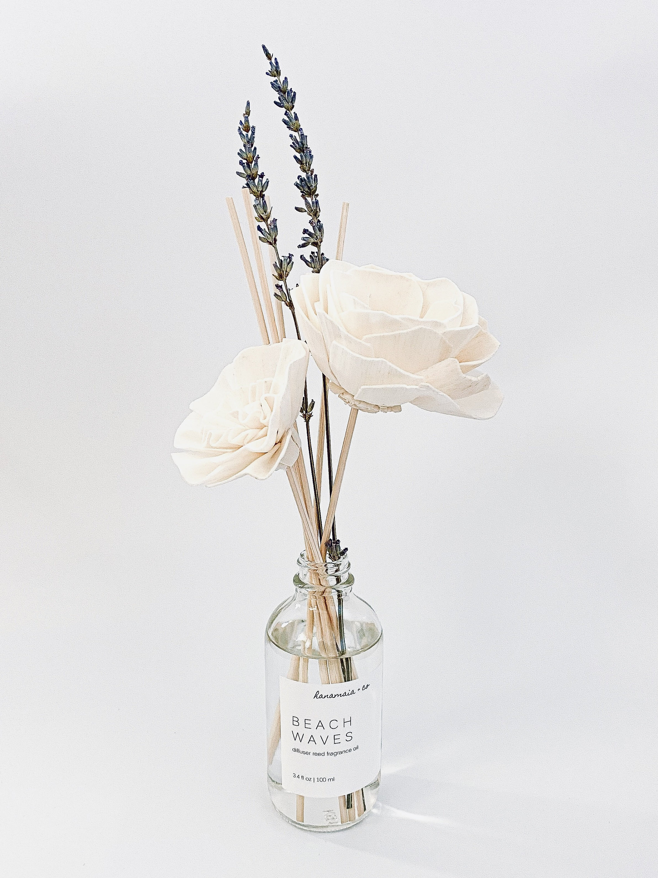 Lavender Flower Reed Diffuser Set Flower Reeds Diffuser | Etsy