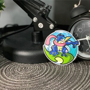 Greninja Pokemon Die-cut Vinyl Sticker Ninja Frog Pokemon Decals ...