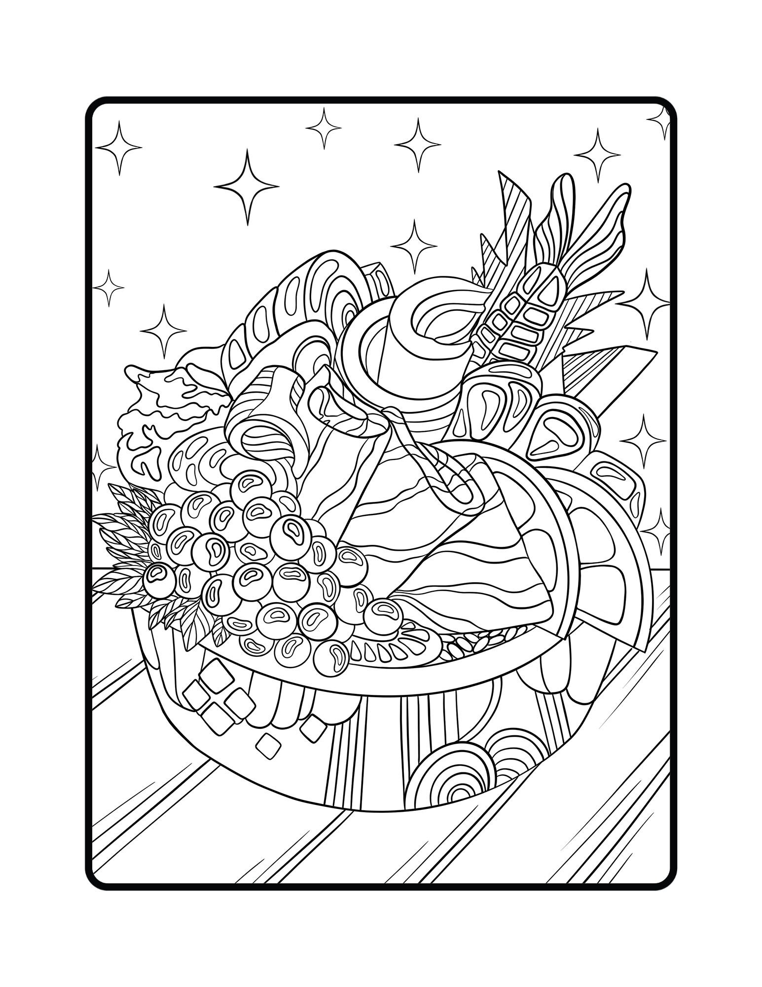 Custom Food Coloring Page Printable Personalized Gifts Etsy Ireland custom-food-coloring-page-printable-personalized-gifts-etsy-ireland