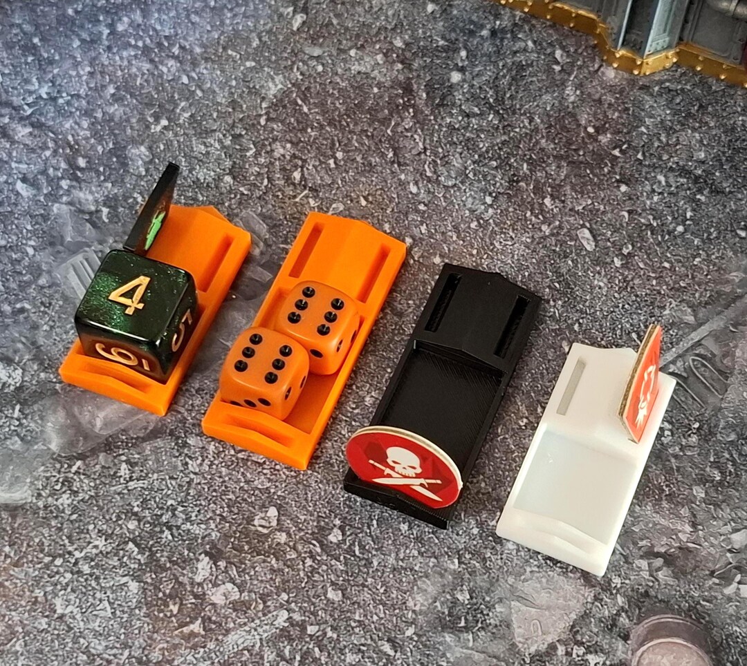 Orders and Wounds Player Caddy. EIGHT LARGE Token Holders. Many Colours ...