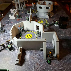 Large Bunker Type01 Building. Killteam and Wargaming Terrain. Matte ...
