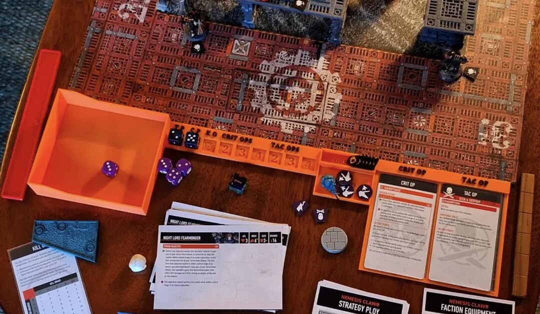 Strait - Full Set. Kill Team Command Centre 2024. Score Tracker, Medium ...