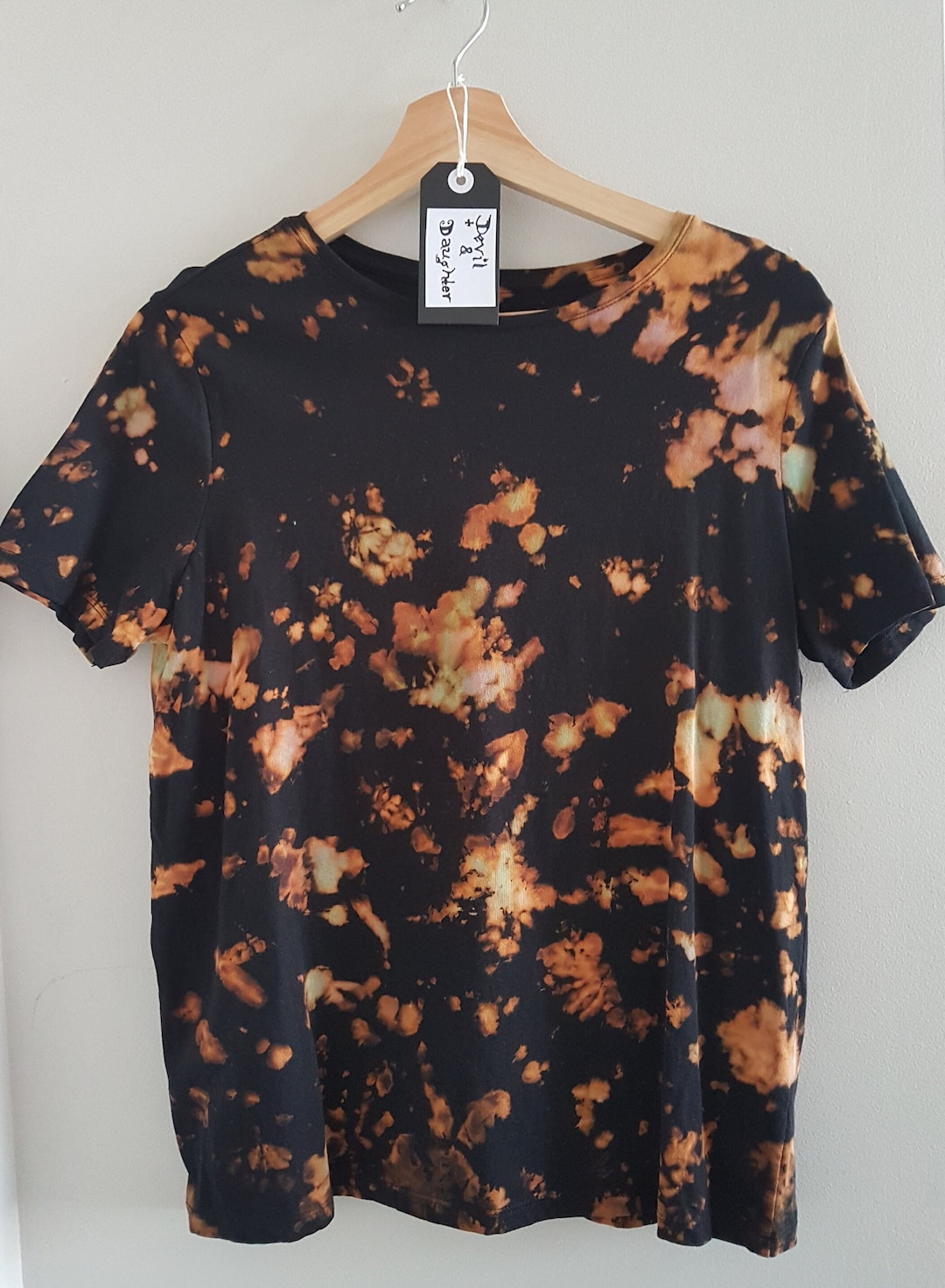Inner Galaxy | Acid Wash Tee | Reverse Dye | Space | Size 10 | Tie Dye ...