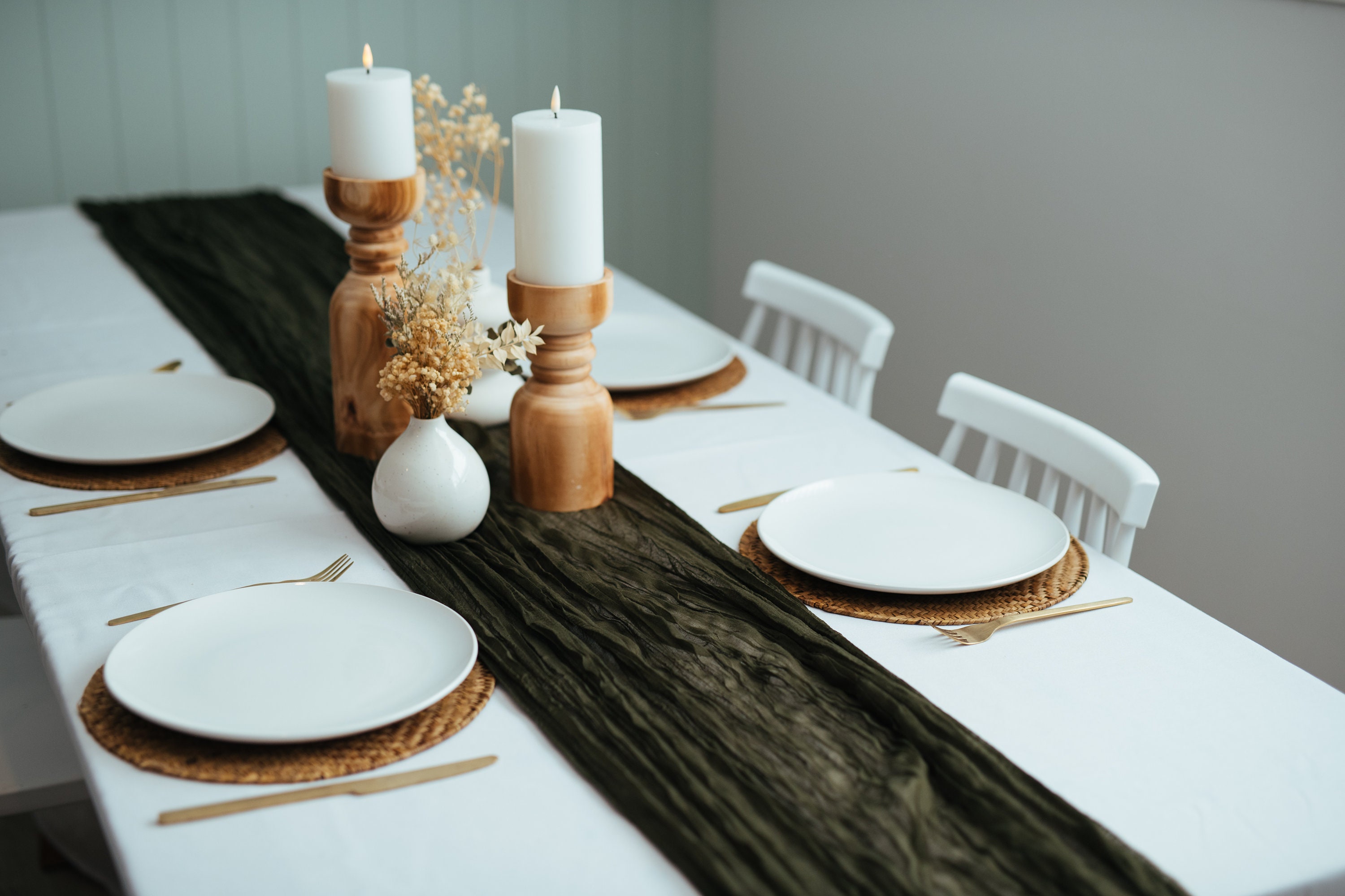 Muslin Table Runners - Etsy Australia