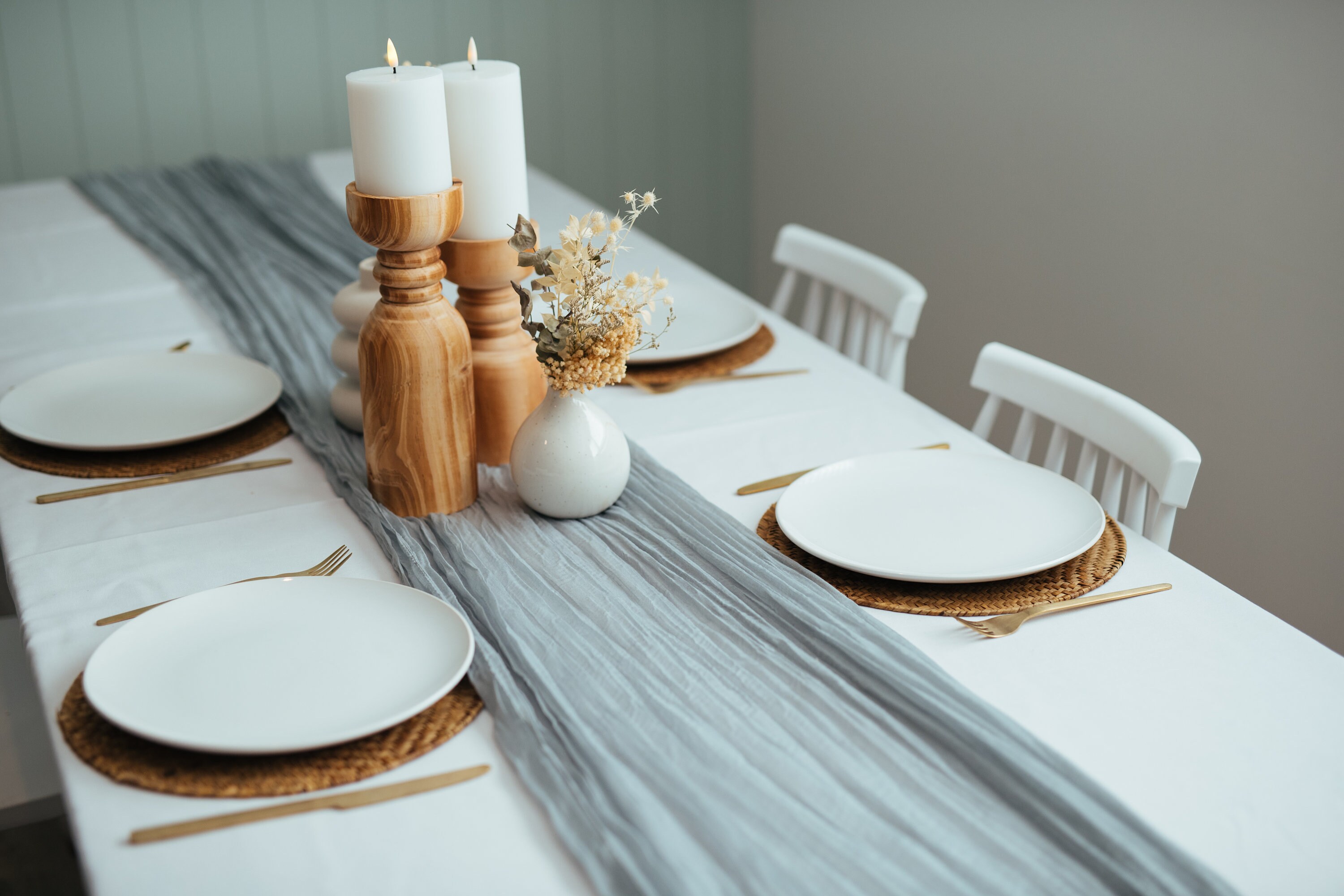 Muslin Table Runners - Etsy Australia