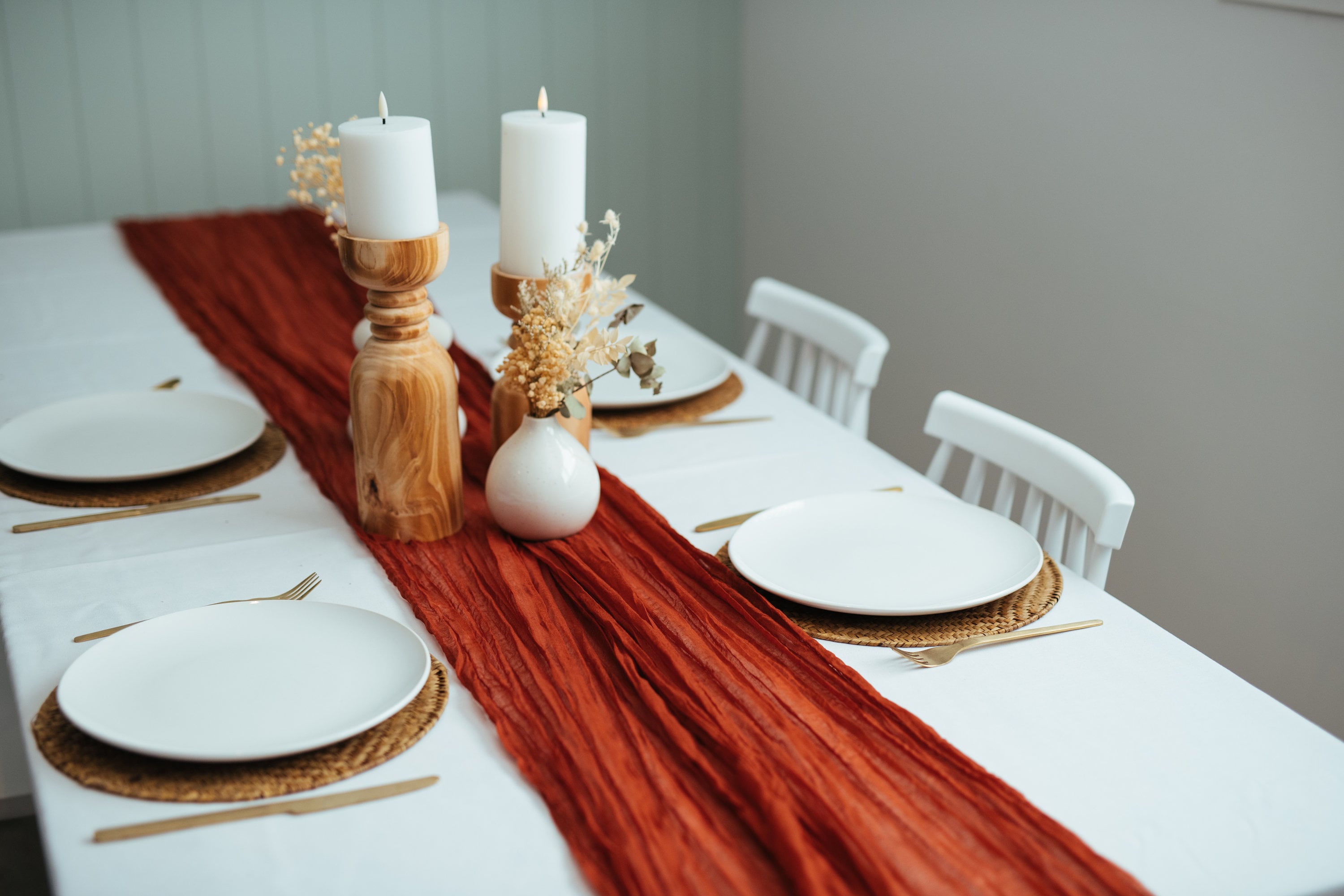 Muslin Table Runners - Etsy Australia