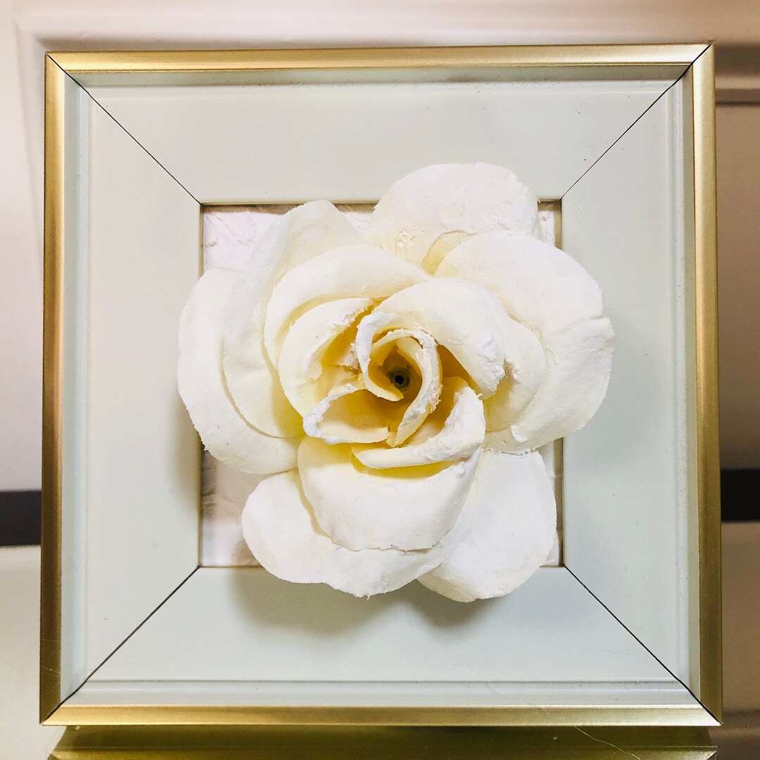 3D Floral Sculpture Frame - Etsy
