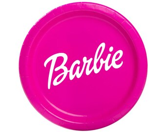 Barbie Paper Plates - Etsy