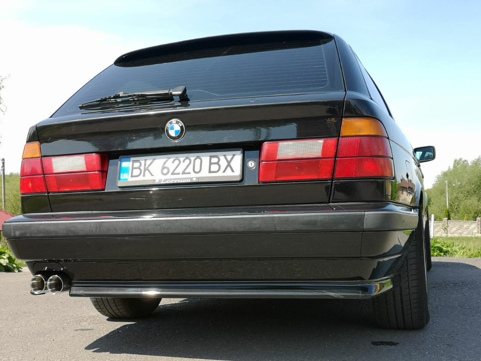BMW E34 Rear Splitter Mtech Spoiler M5 Lip for Rear Bumper, Abs Plastic ...