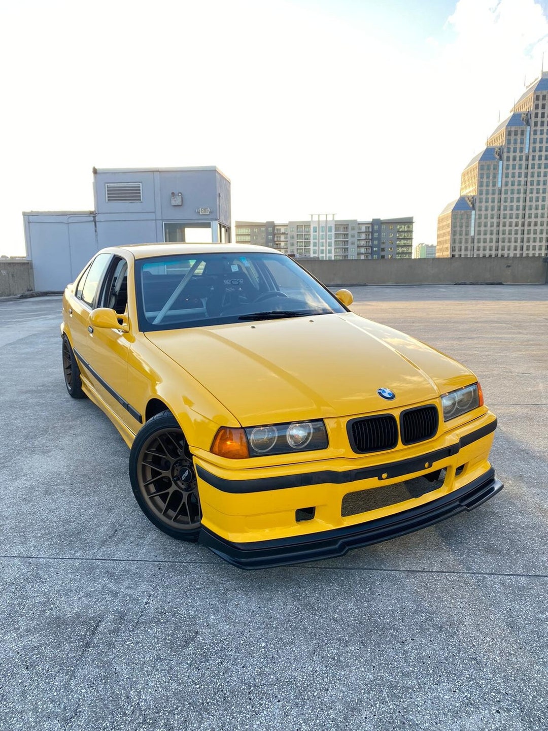 BMW E36 M3 Front Splitter Lip Spoiler, Fits Coupe, Sedan, Touring ...