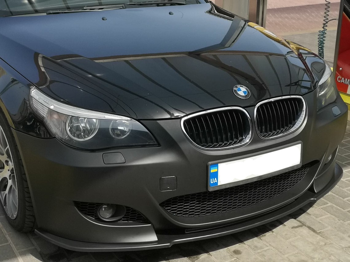 BMW E60 E61 Front Splitter M5 Style Bumper Lip Spoiler Fits - Etsy