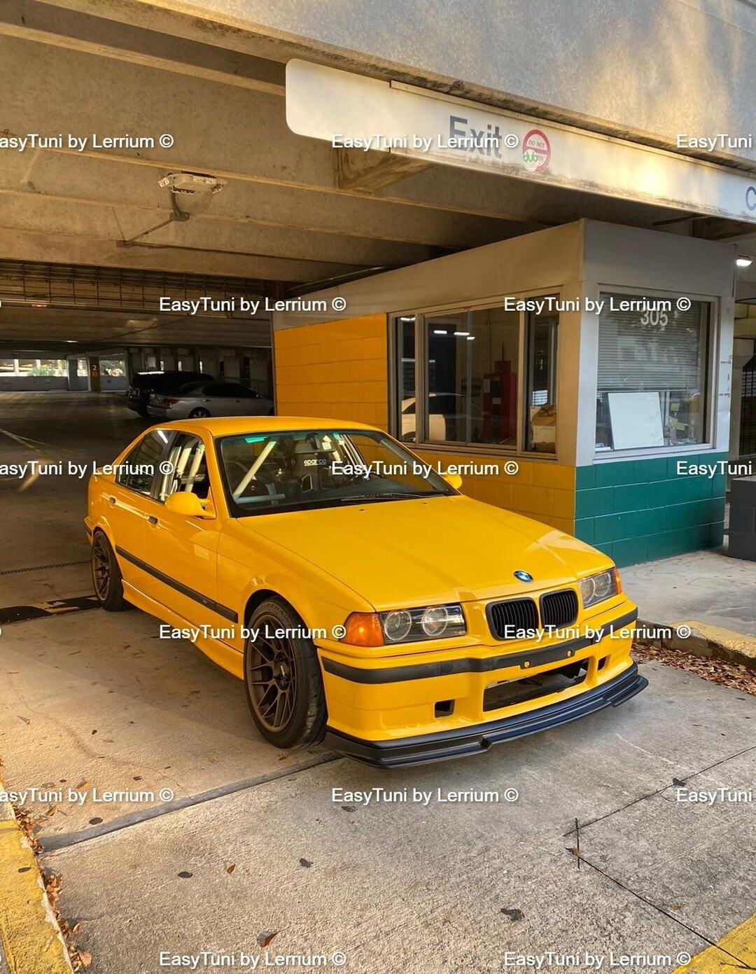 ABS Plastic BMW E36 M3 Front Splitter Lip Spoiler, Fits Sedan, Coupe ...
