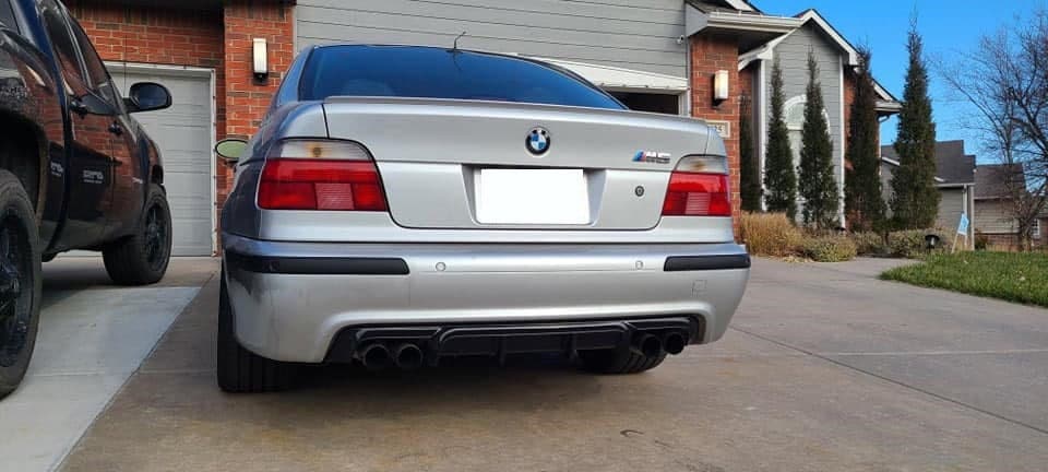BMW E39 M5 Rear Diffuser Abs Plastic - Etsy