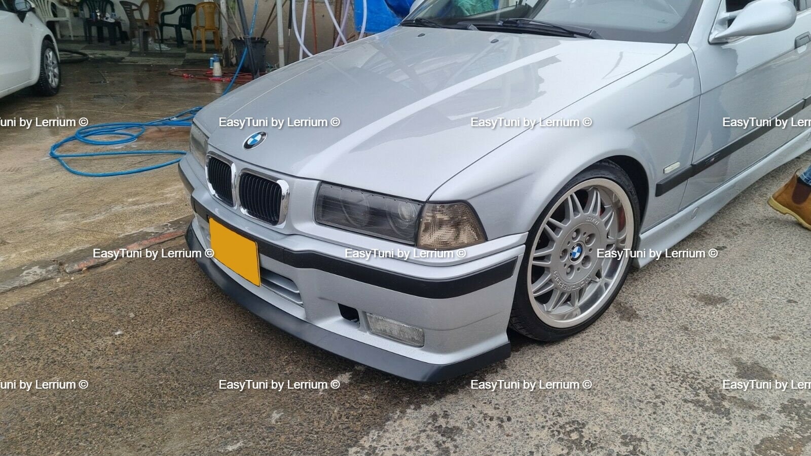 BMW E36 Front Splitter M3 Lip Spoiler, Fits 2dr 4dr and M3 Style Bumper ...
