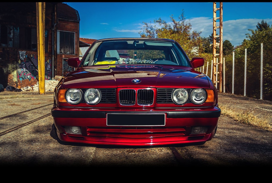 BMW E34 Front Splitter Mtech Lip Spoiler Abs Plastic, Fits Sedan ...