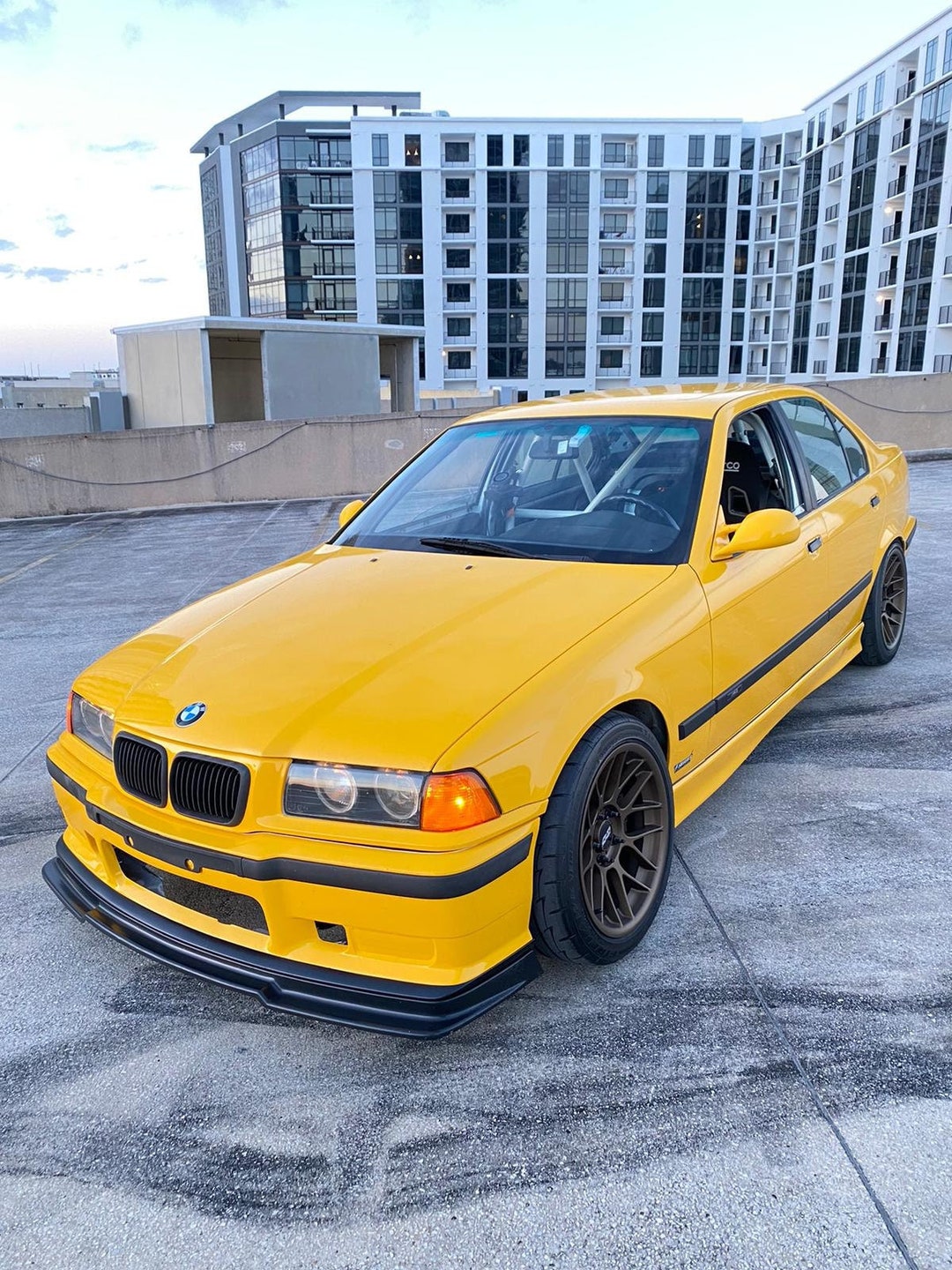 BMW E36 M3 Front Splitter Lip Spoiler, Fits Coupe, Sedan, Touring ...