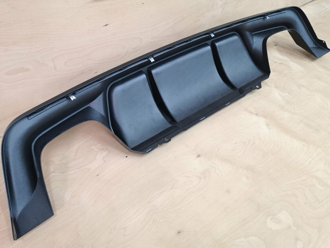 BMW E61 Rear Diffuser M Sport Bumper Lip Fits M-tech, Mpak, E60, 1 or 2 ...