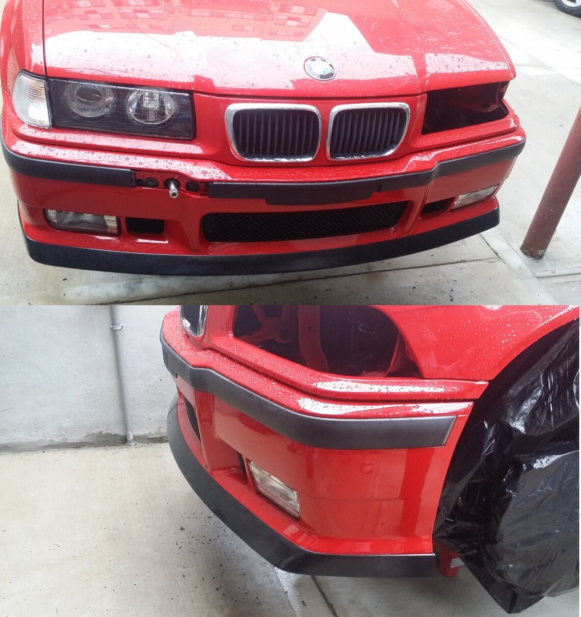 BMW E36 Front Splitter M3 Lip Spoiler Fits 2dr 4dr and M3 | Etsy