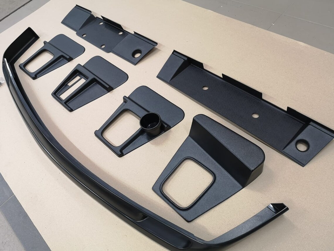 BMW E34 Splitter Mtech Style Front Lip Spoiler, Abs Plastic, M5 Style ...