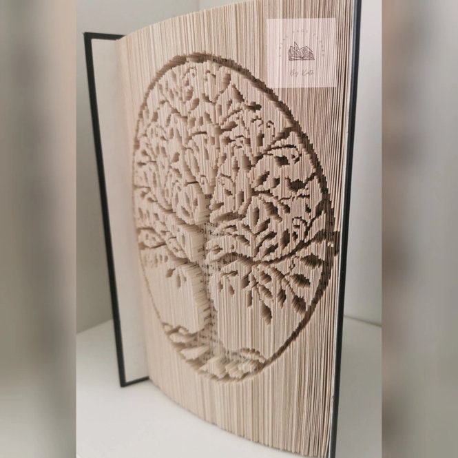 Tree of Life Book Folding Pattern Instructions Life Tree Nature Pattern ...