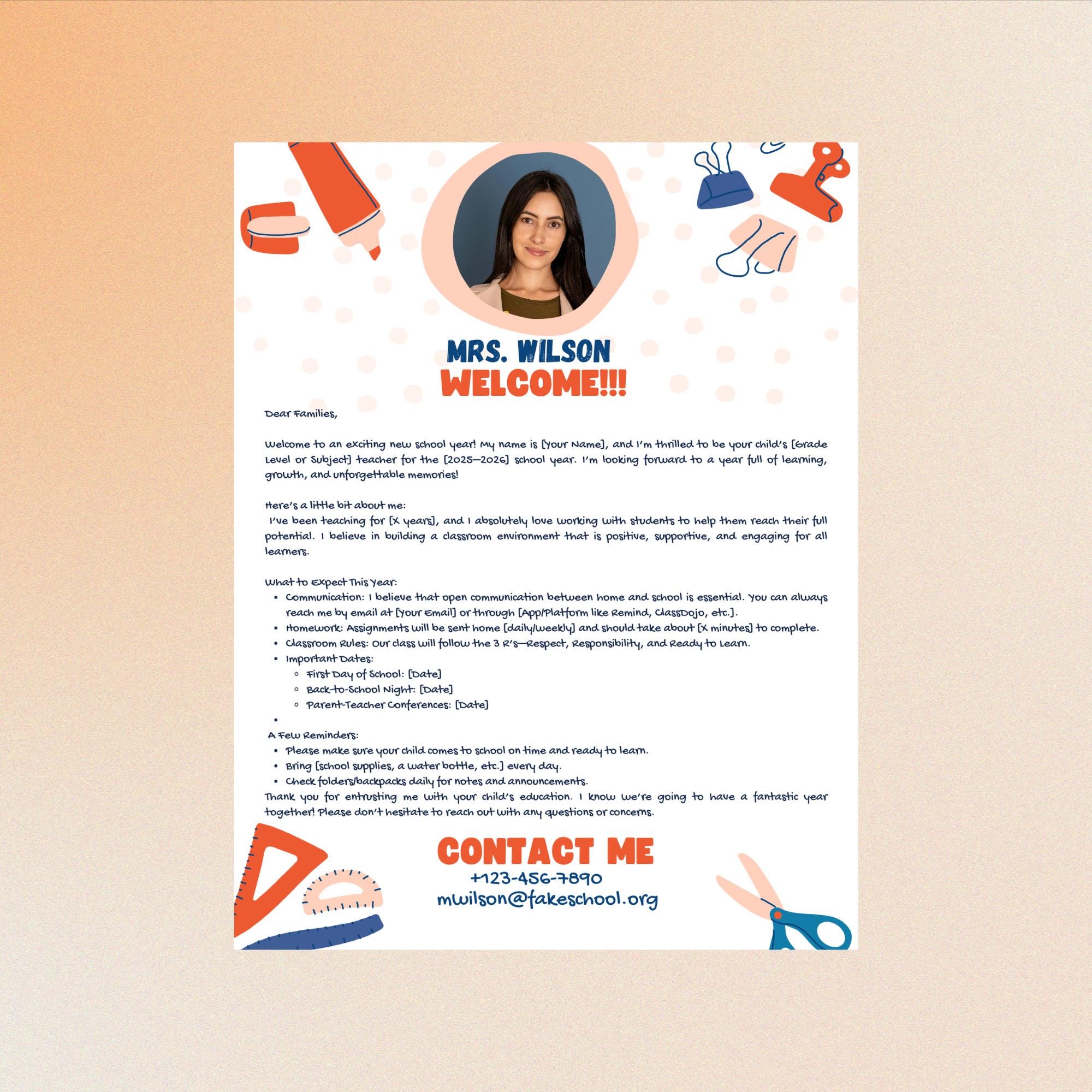 Editable Parent Communication Toolkit for Teachers | Digital Back-to ...
