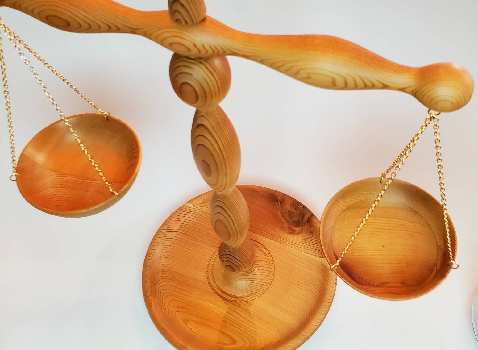 Hand Turned Scales of Justice - Etsy