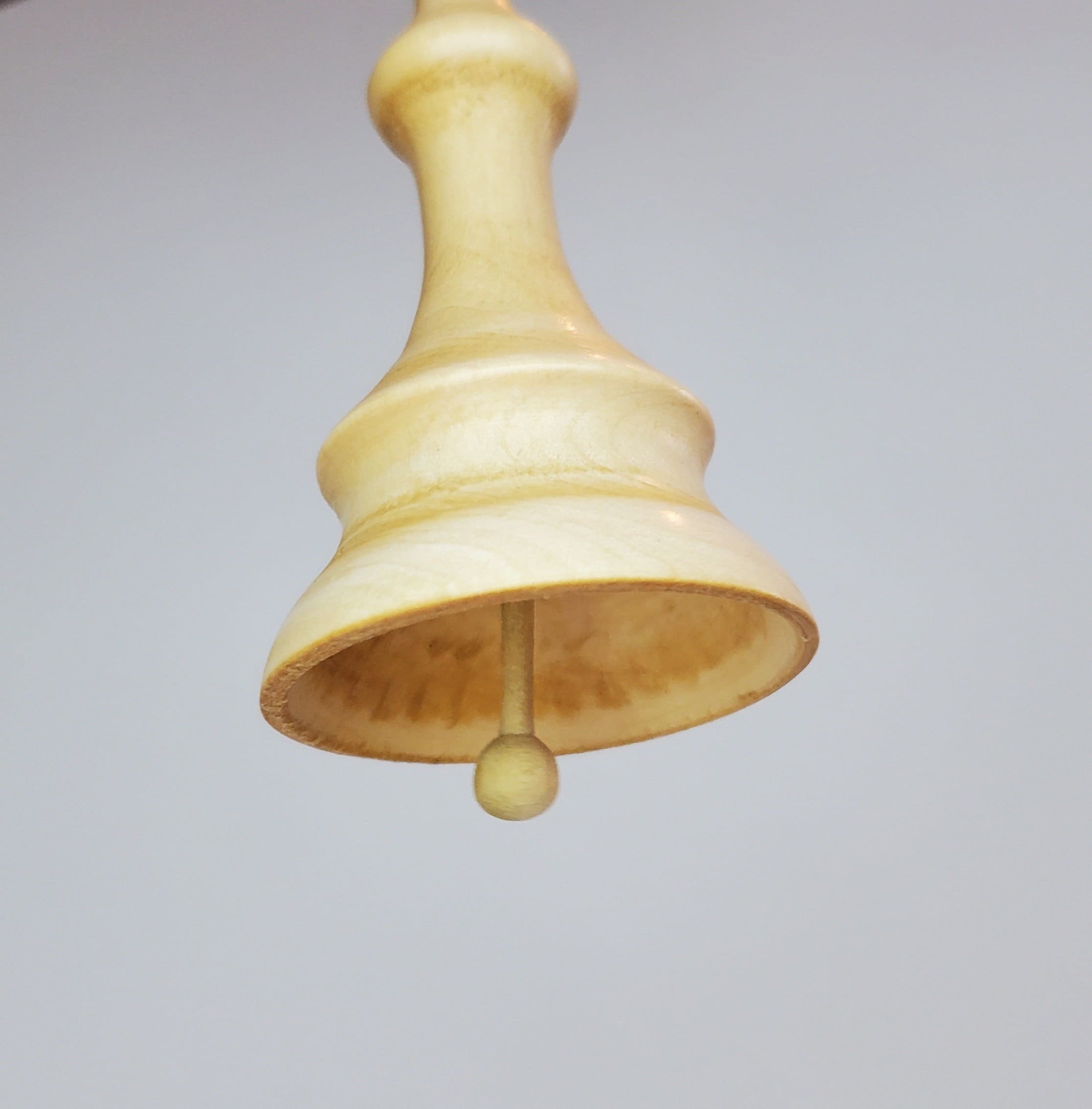 Hand Turned Wooden Bell - Etsy