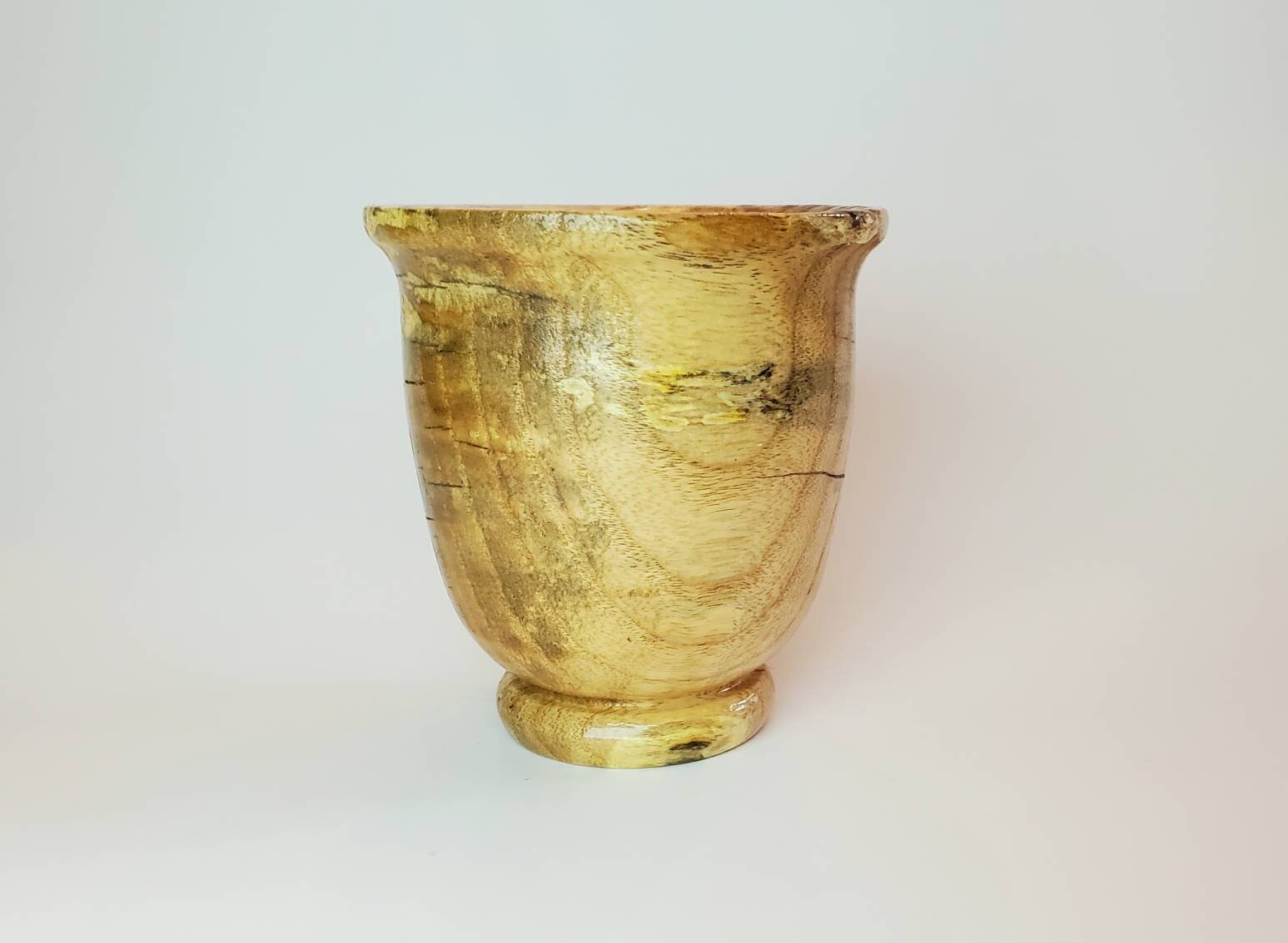 Hand Turned Spalted Wood Bowl - Etsy