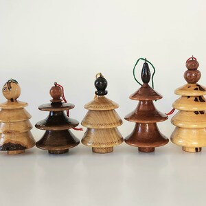 Hand Turned Tree Ornaments - Etsy