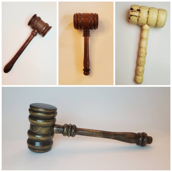 Custom Hand Turned Gavels | Etsy