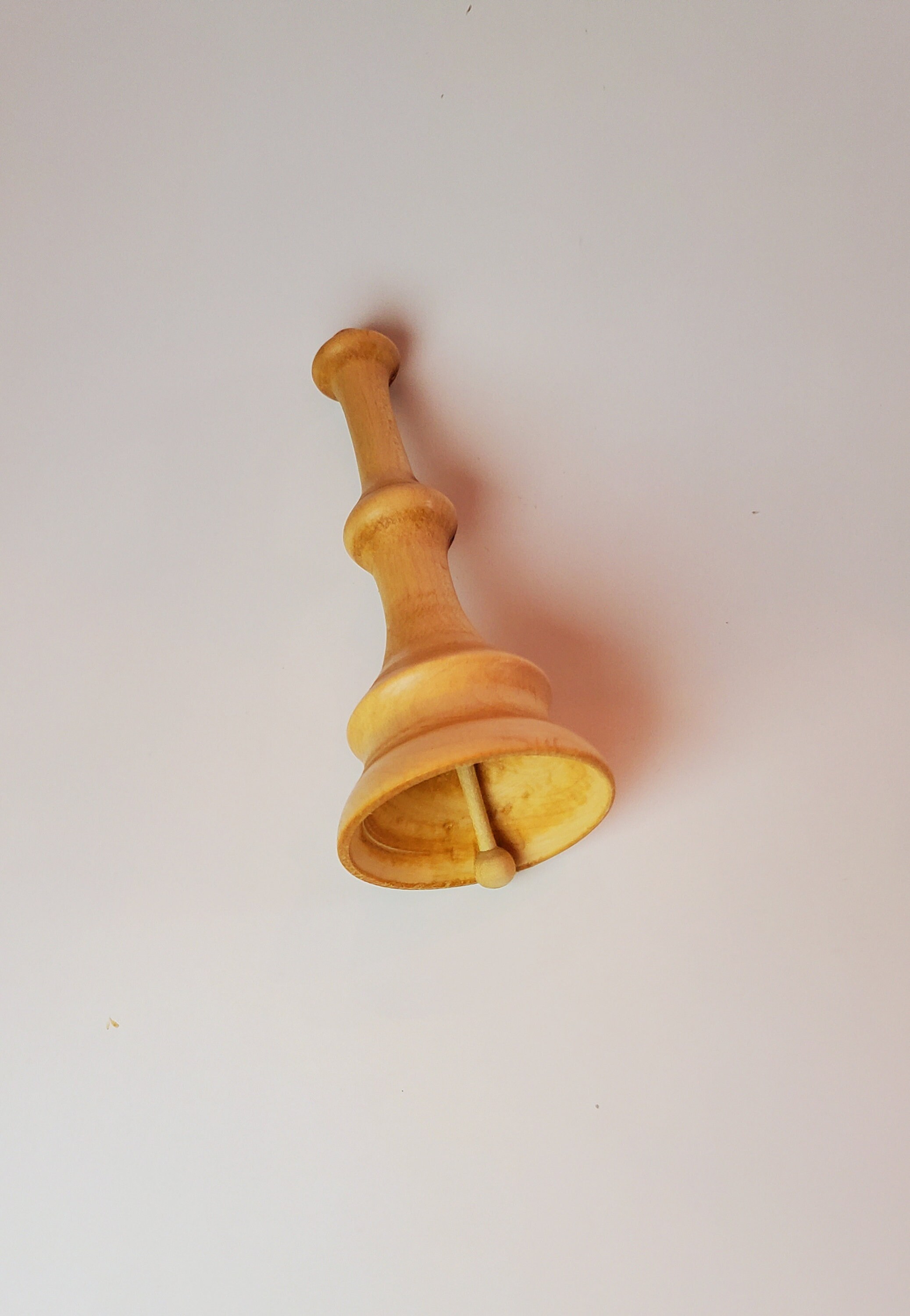 Hand Turned Wooden Bell - Etsy