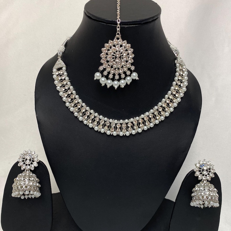 Indian Sets of Jewelry - Etsy UK