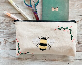 Bee Pencil Case - Etsy UK