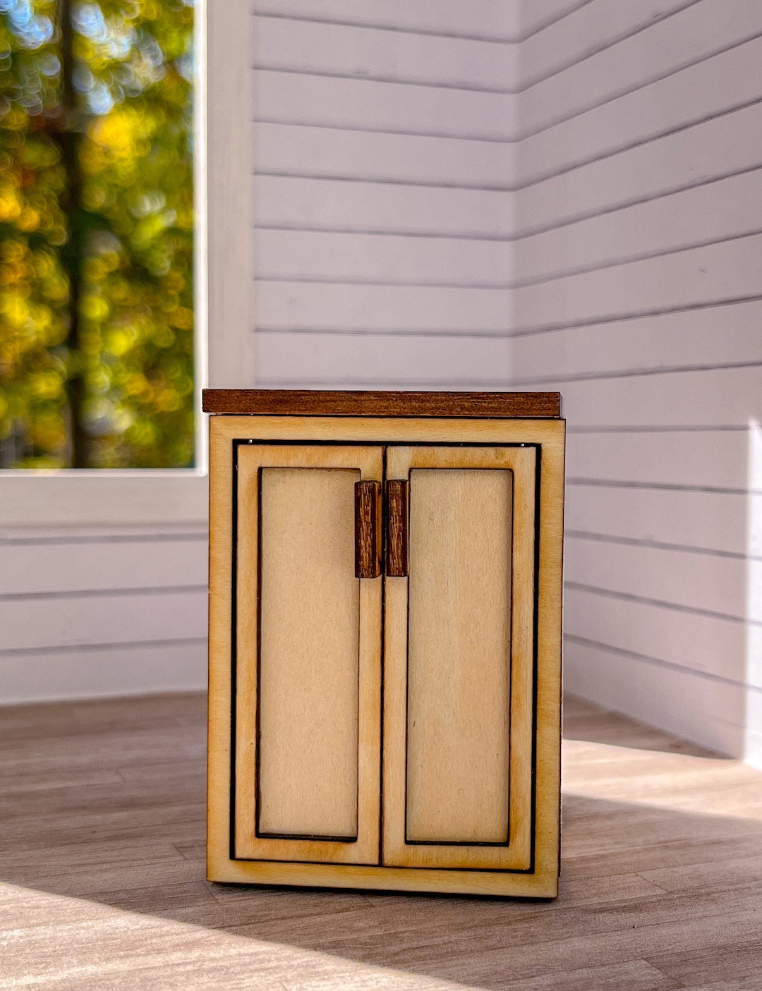 DIGITAL FILE! Dollhouse 1/12 Scale Miniature Kitchen Cabinet With 2 ...