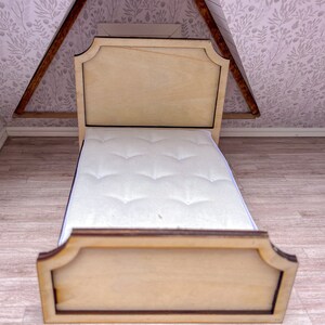 Dollhouse 1/12 Scale Miniature Bed KIT. Belgrave Headboard. - Etsy